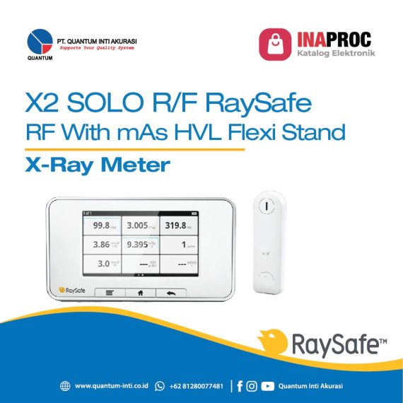 X-Ray Meter X2 SOLO R/F RaySafe RF With mAs HVL Flexi Stand - PT ...